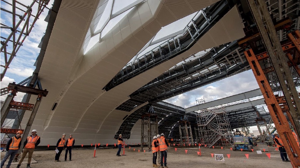 "Great, light filled space": Vaulted new roof of Australia's busiest ...