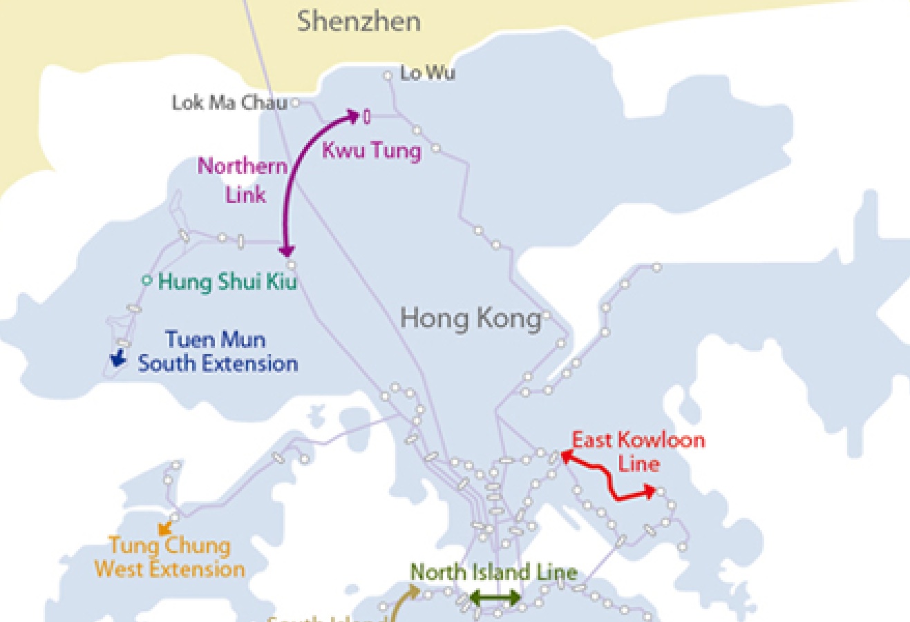 Hong Kong approves 10km Northern Link railway - Global Construction Review Hong Kong approves 10km Northern Link railway - Global Construction Review