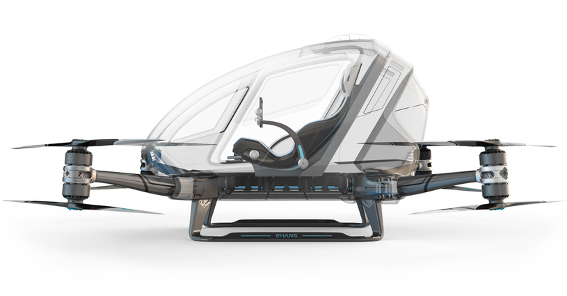 Chinese company create world's first self-driving passenger drone ...