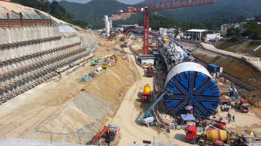 TBM arrives in Hong Kong to dig new route to China - Global ...