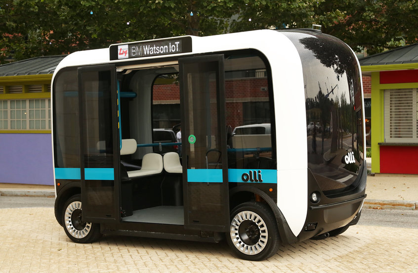 Olli the printed self-driving minibus hits the road in America - Global ...