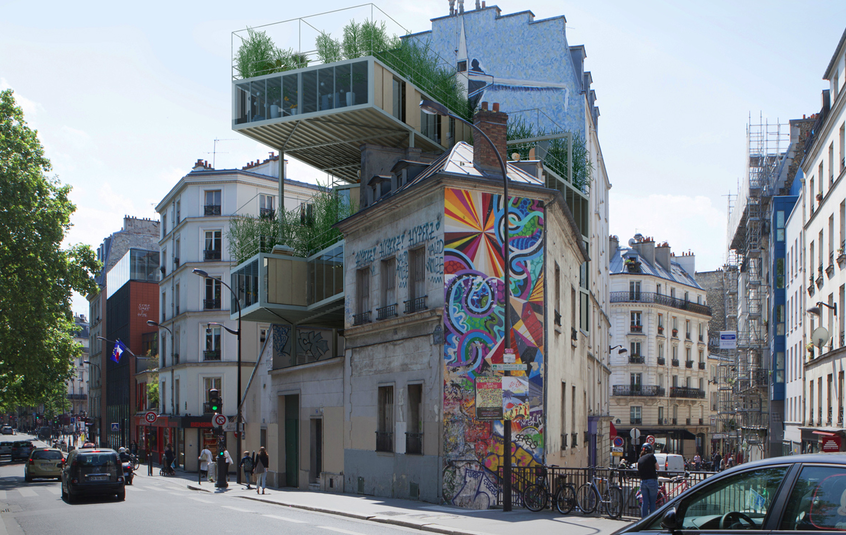 Architect's plan to stick affordable homes onto existing Paris ...