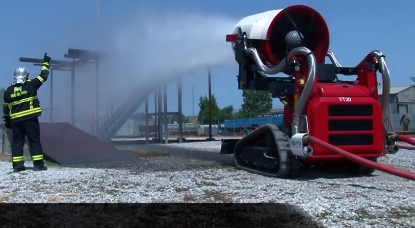 Australia's remote controlled firedozer quenches first blaze - Global ...