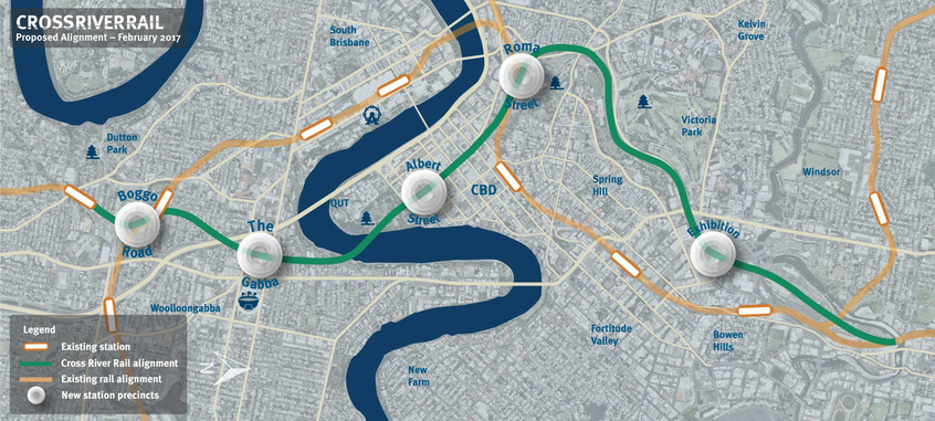 Companies rush to sign up for Brisbane's $4.3bn Cross River Rail ...