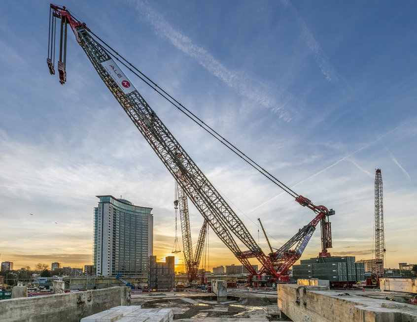 London's supercrane begins work at Earl's Court - Global Construction ...