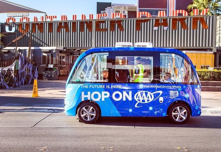 Vegas self-driving bus in accident two hours after launch - Global ...