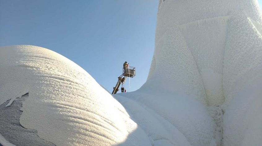 Eindhoven University teams builds world's biggest ice shell in China ...