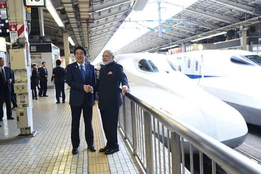 Japan opens coffers for India's first high-speed railway - Global ...