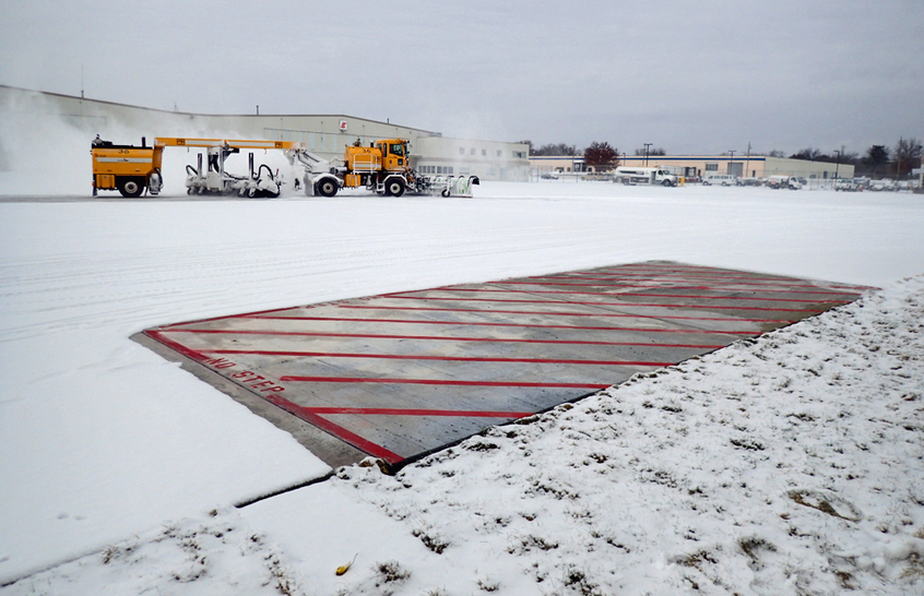 Electric concrete tested at US airport to melt snow - Global ...