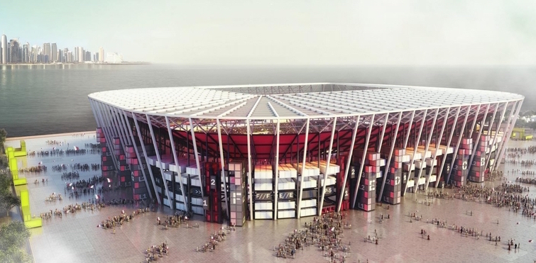 Qatar announces demountable World Cup stadium made from shipping ...