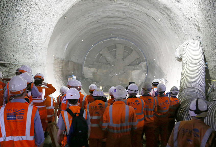 Boring job done: London's Crossrail team completes final tunnel ...