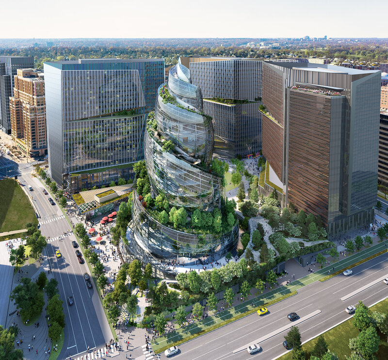 Amazon unveils design for Virginia headquarters - Global Construction ...