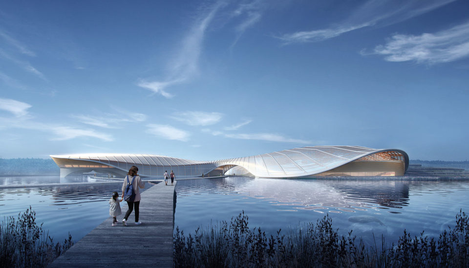 New York architects design nature reserve on China's Yangtze River ...