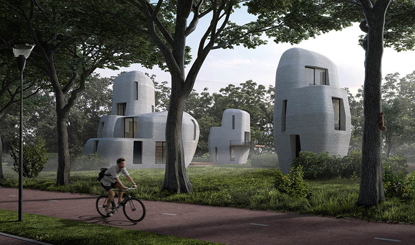 Stone age housing: Eindhoven to print five boulder-shaped homes in park ...
