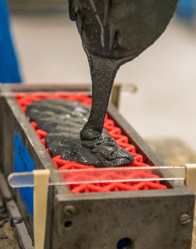Concrete reinforced with 3D-printed polymer "four times stronger ...