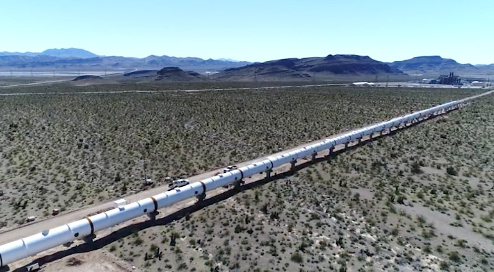 Hyperloop One reveals first images of its full-scale Nevada test track ...