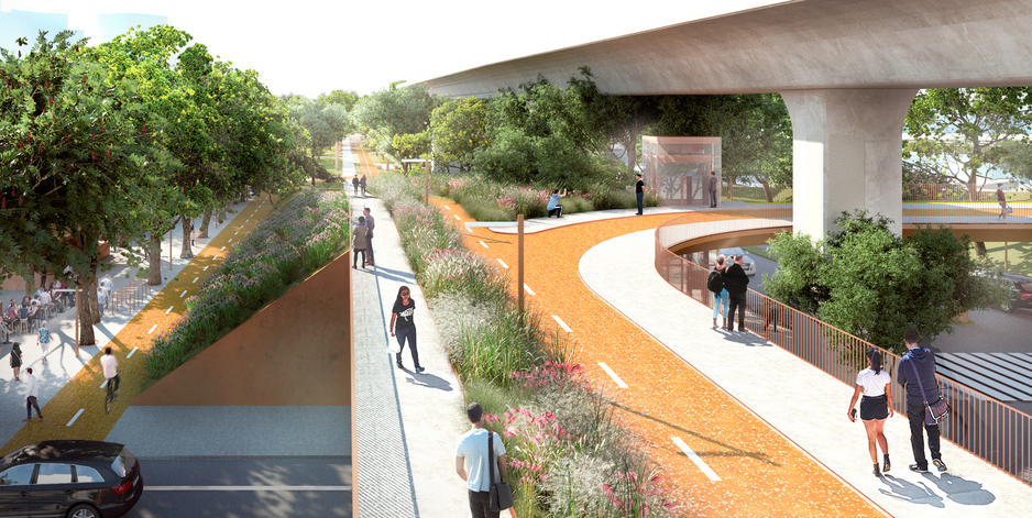 Mecanoo to turn Taiwanese railway into a long, thin park - Global ...