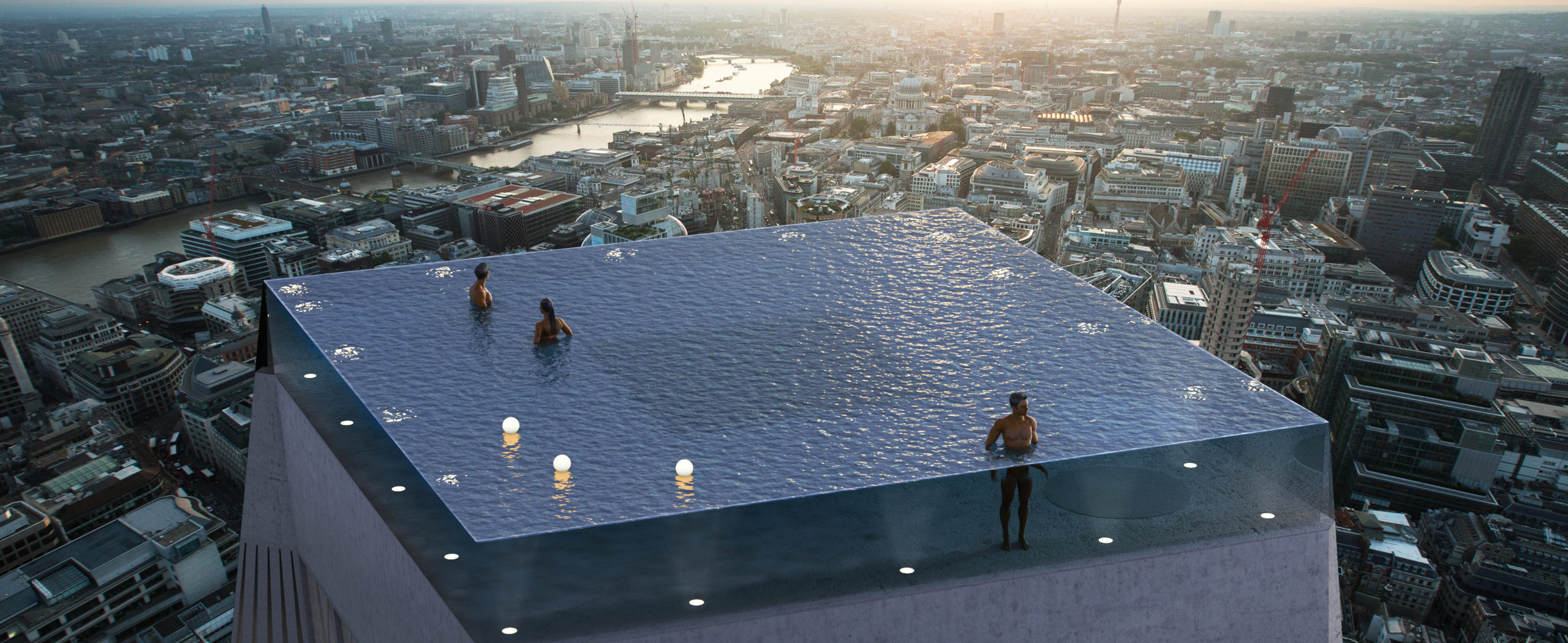 World's first 360° infinity pool planned for London - Global ...