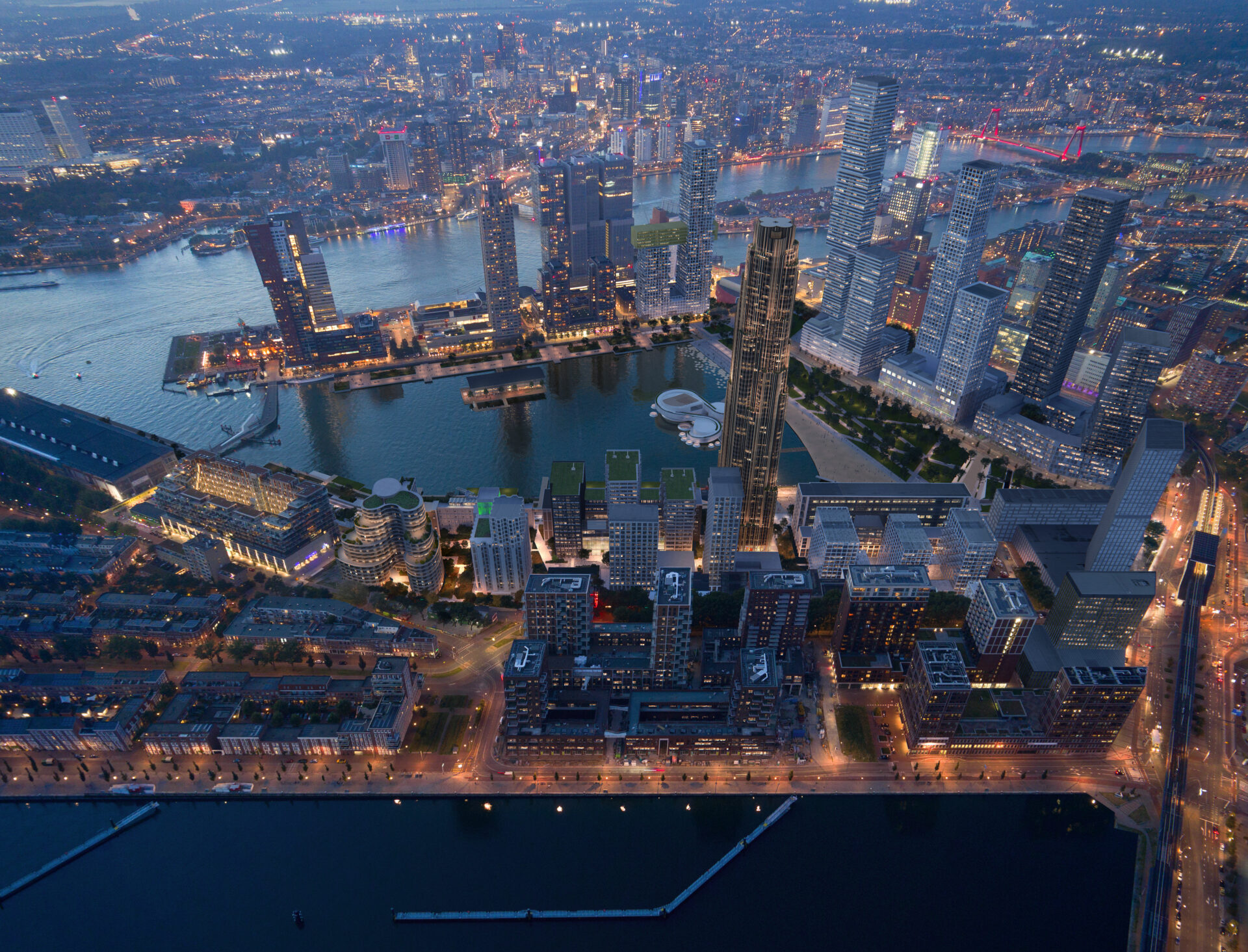Rotterdam's Rhine Port masterplan contains buildings by Mecanoo and ...