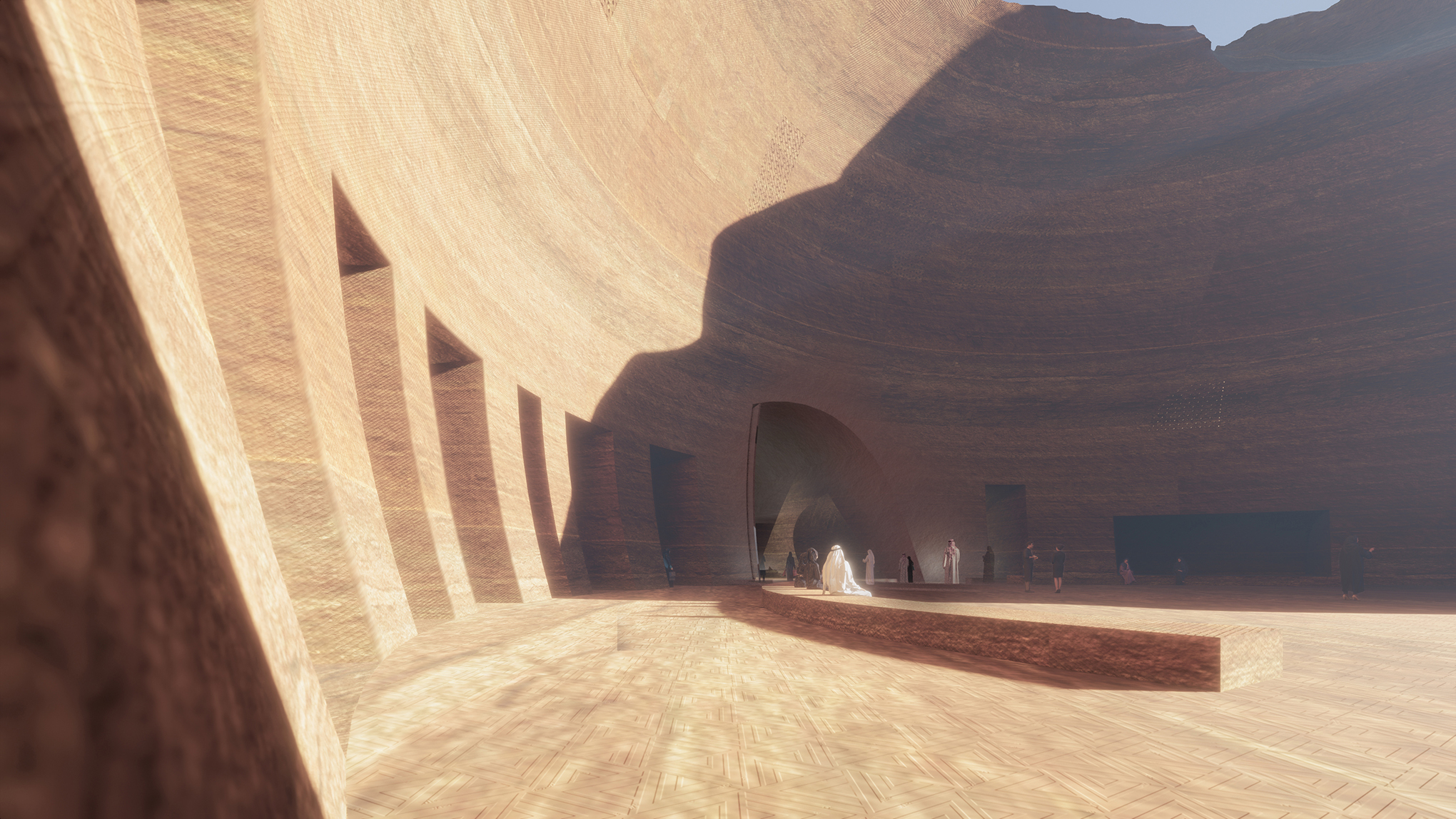 See Jean Nouvel's design for luxury cave hotel in Saudi Arabia - Global ...