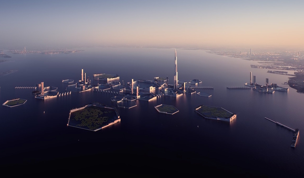Mile-high tower proposed for Tokyo Bay to beat floods and earthquakes ...
