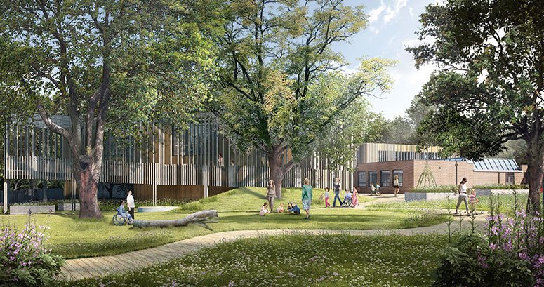 Architect to build children's centre you can play like a xylophone ...