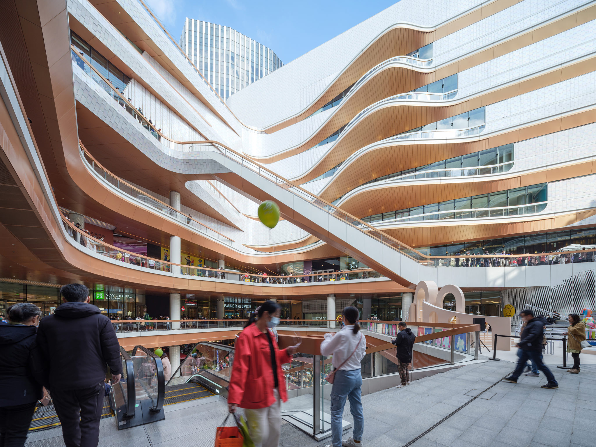 UNStudio’s shell-shaped shopping centre completed in Shanghai - Global ...