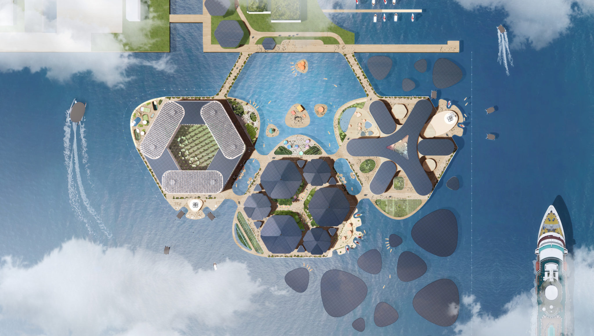 Korean port of Busan joins with UN and Oceanix to reveal floating city ...