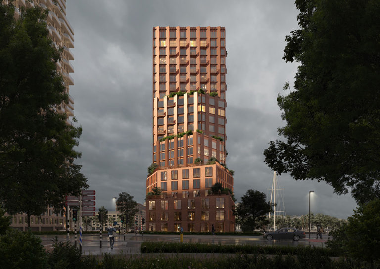 Mecanoo’s twisted tower to reference Rotterdam’s industrial past ...
