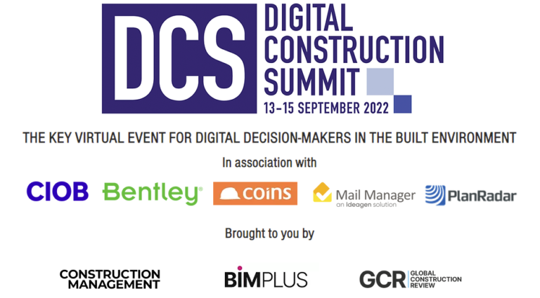 Digital Construction Summit 2022: register now - Global Construction Review
