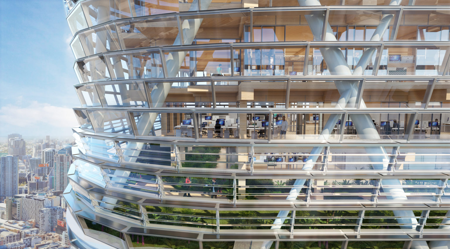 Atlassian HQ: Work starts on ‘world’s tallest hybrid timber tower ...