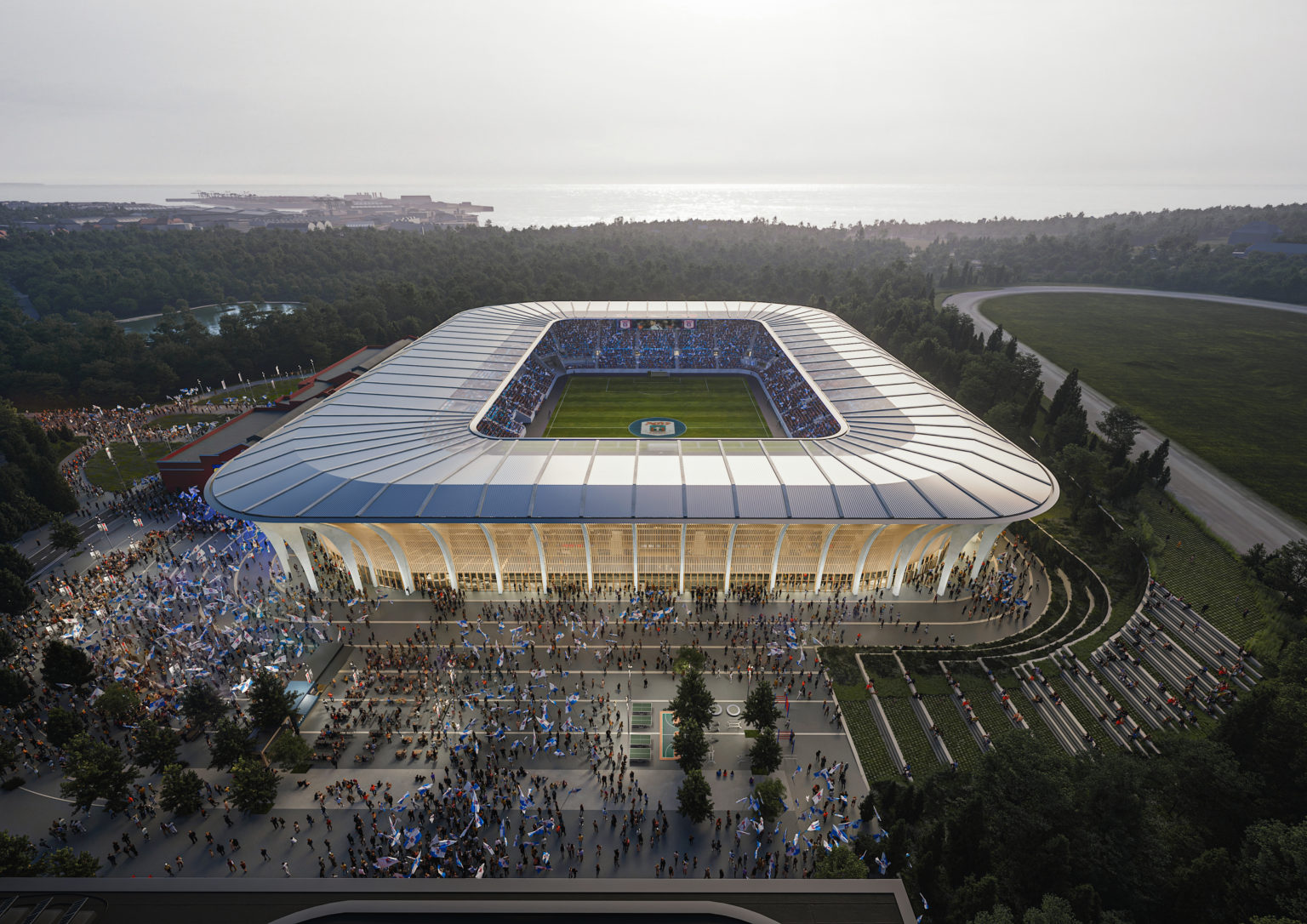 Zaha Hadid Architects-led team wins Aarhus Stadium in Denmark - Global ...