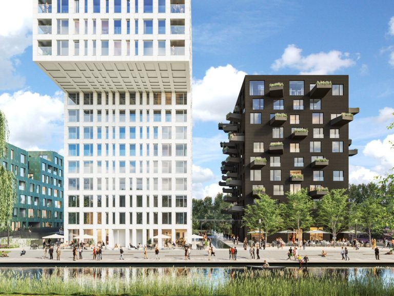 Three buildings top out in Amsterdam’s 750-home parkside residential ...