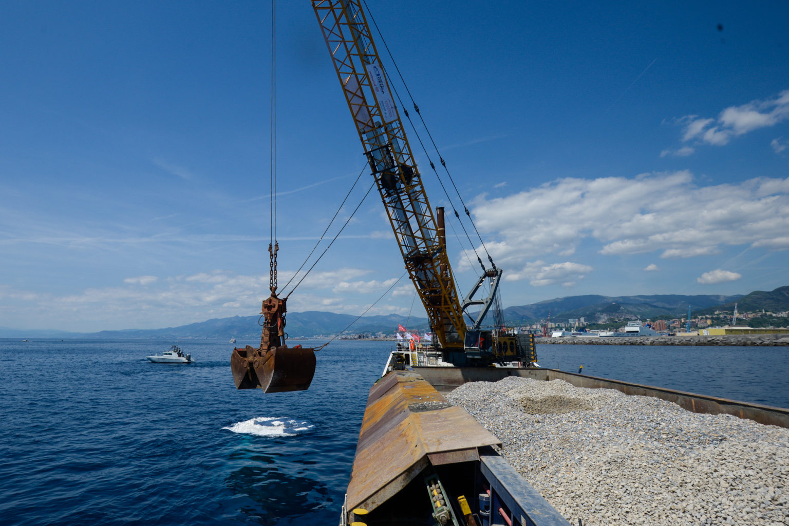 Work starts on €928m breakwater to transform Port of Genoa - Global ...
