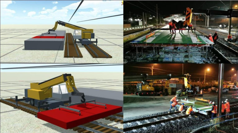 How a temporary platform helped us upgrade a Sydney train station