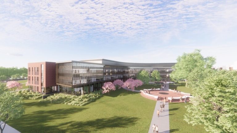Skanska tops out largest building at Virginia State University - Global ...