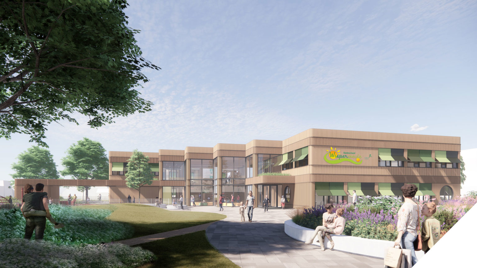 Design revealed for Amsterdam’s first modular wooden school - Global ...