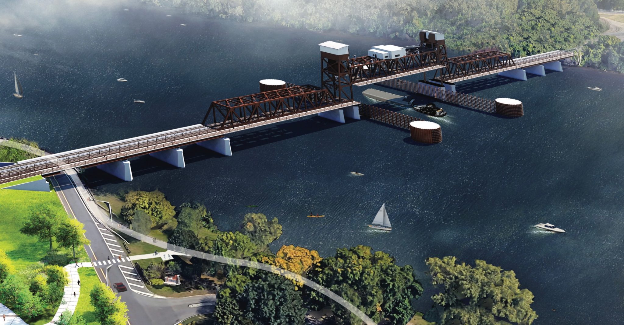 Skanska wins $596m contract to replace Albany’s old swinging bridge ...