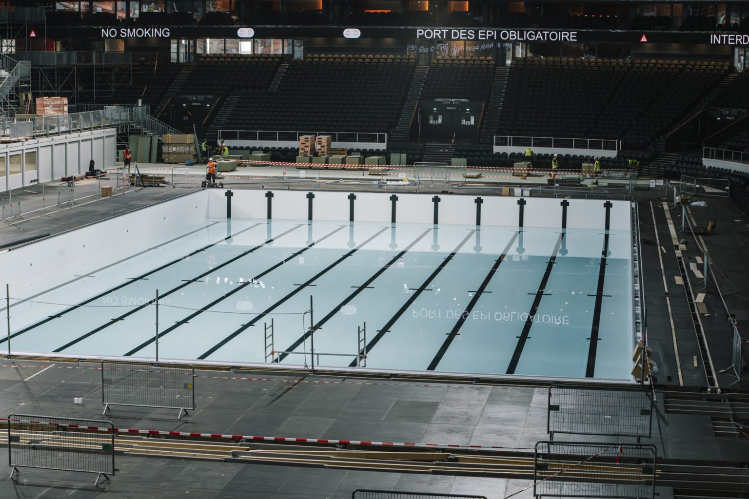 How they built the Paris Olympics swimming pools in 36 days - Global ...