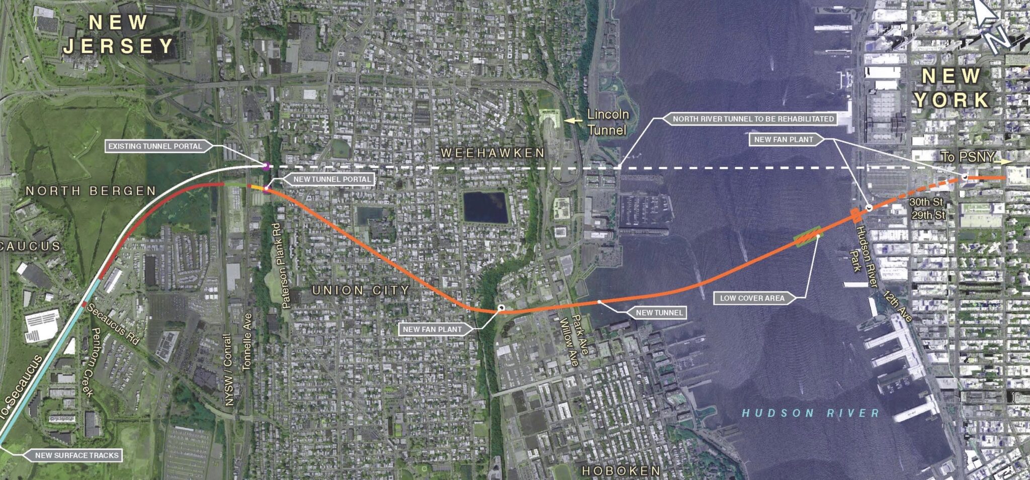 Tutor Perini JV wins $1.18bn Manhattan tunnel for Hudson megaproject ...