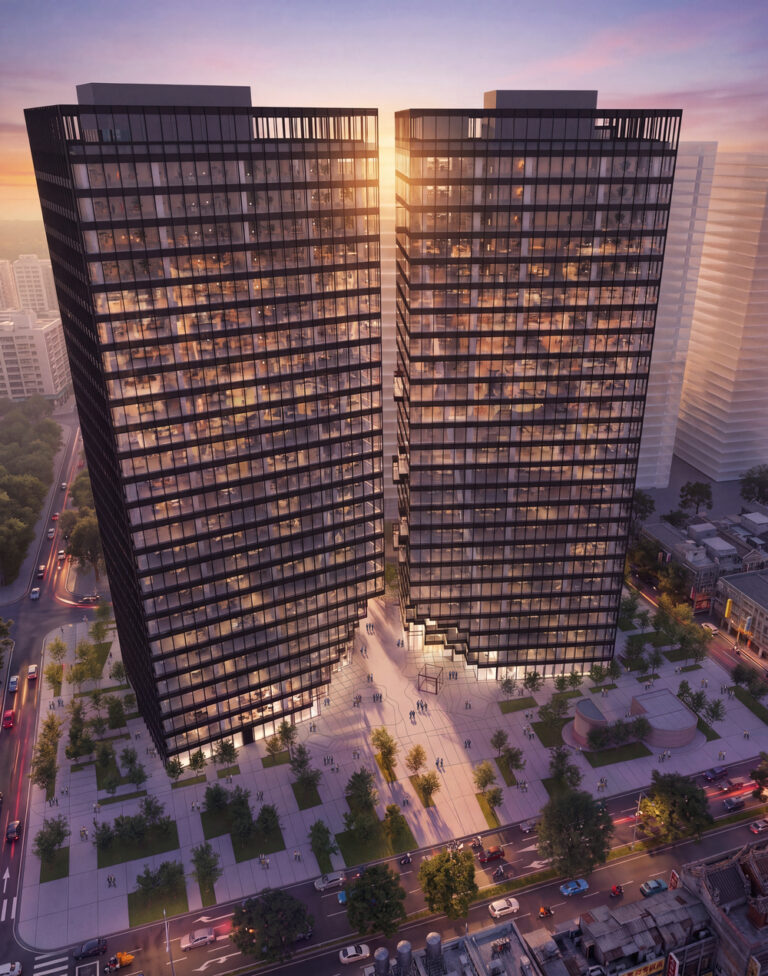 ‘Crumbling’ towers in Taipei to form new district gateway - Global ...